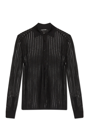 Black Leather Jacket Tom Ford - Vitkac Italy Black Leather Jacket Tom Ford - Vitkac Italy